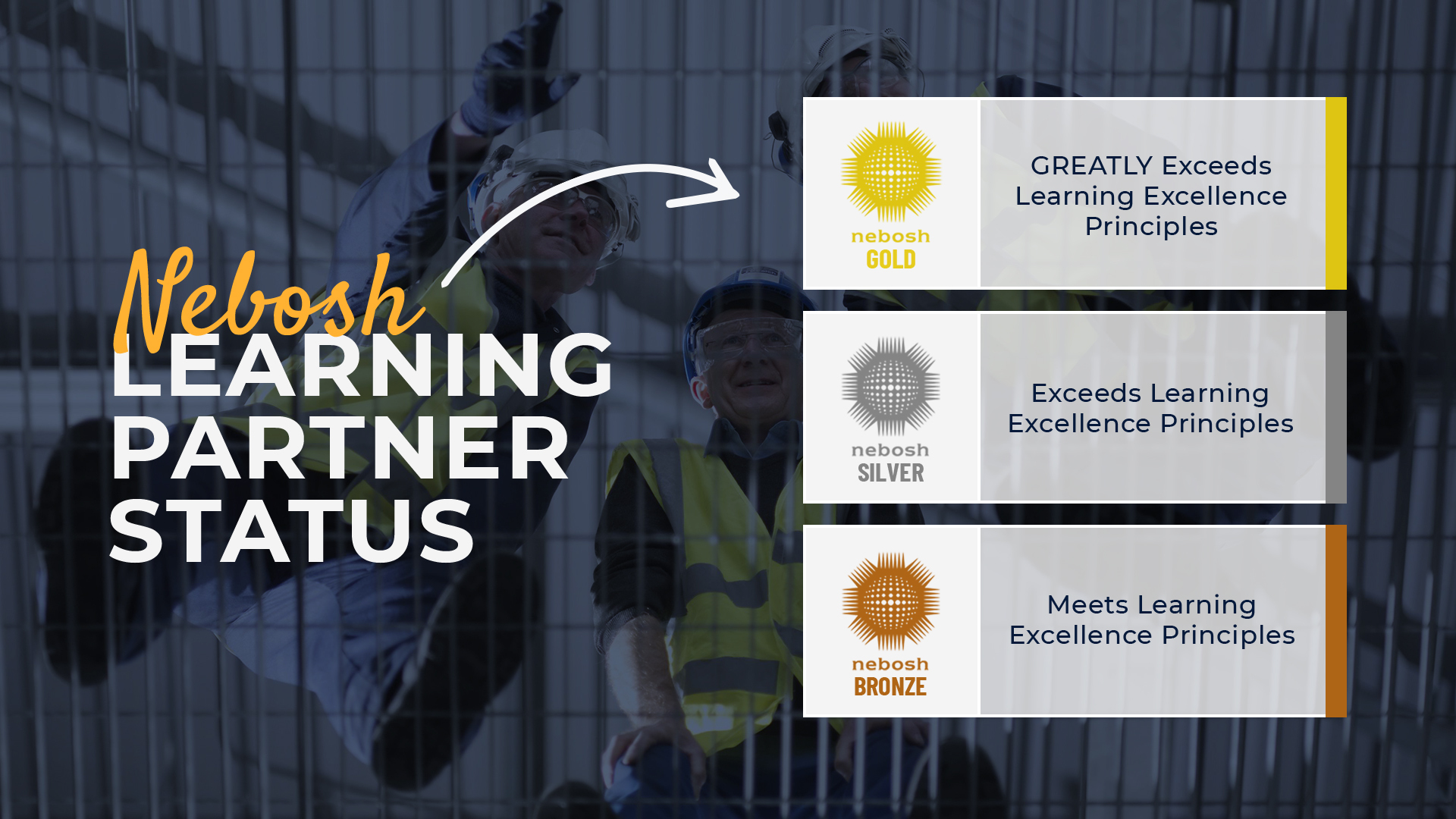 Reynolds’ GOLD NEBOSH Learning Partner Status